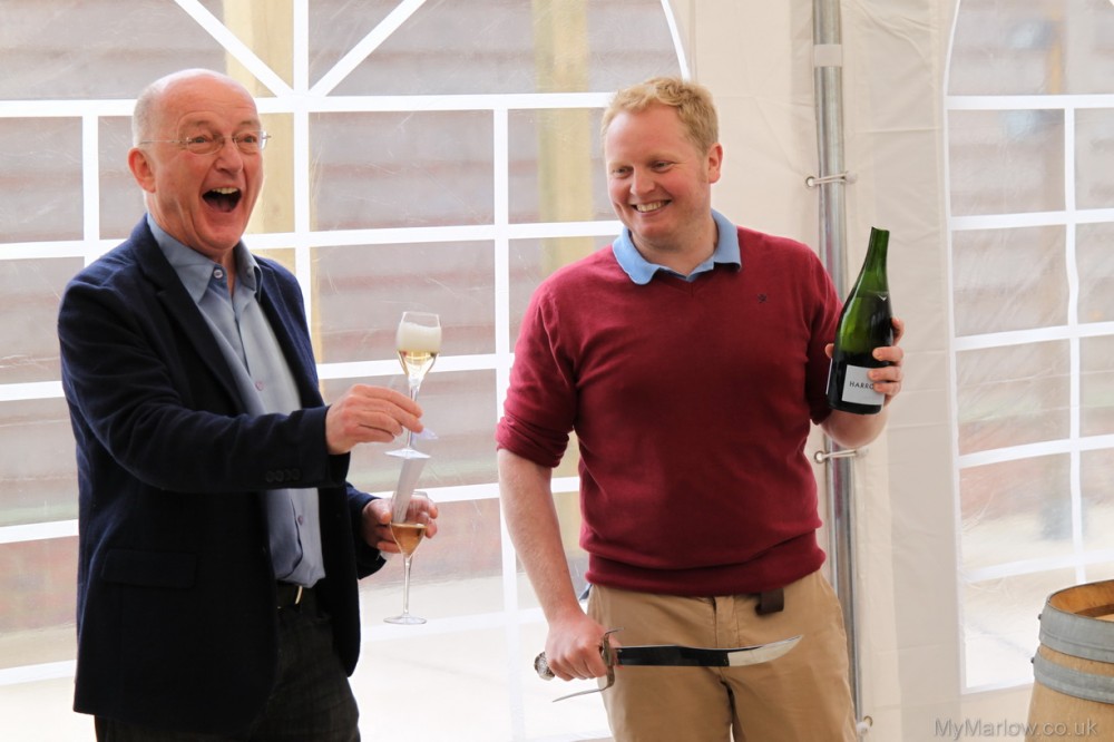 Harrow and Hope - sparkling wine from Marlow's own vineyard - My Marlow