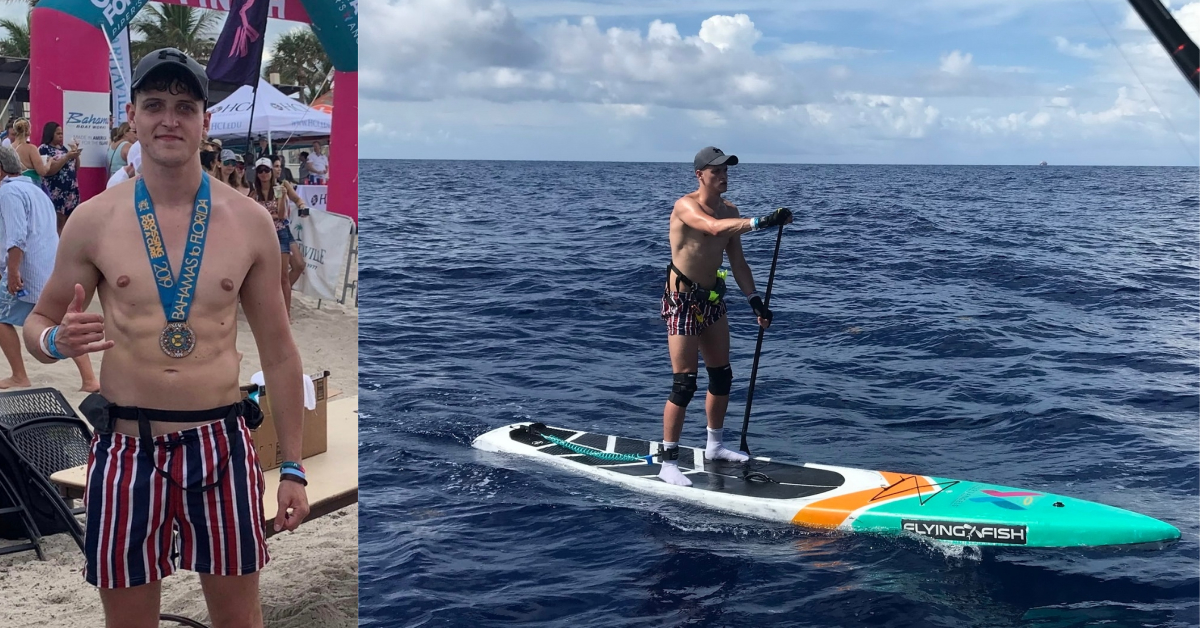 Ex Great Marlow student Jack Cox completes 80 mile Paddleboard ...