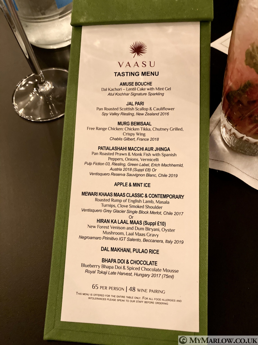 Atul Kochhar's Vaasu opens in Marlow - My Marlow
