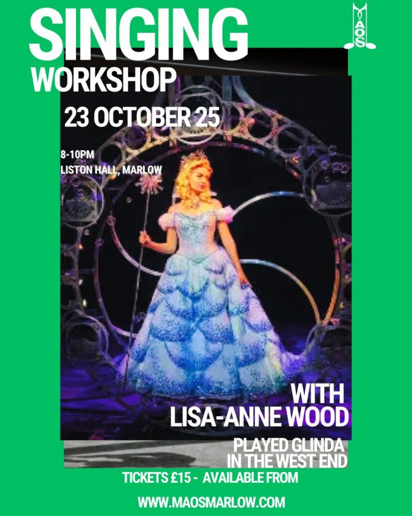 MAOS Singing Workshop with West End Star - My Marlow