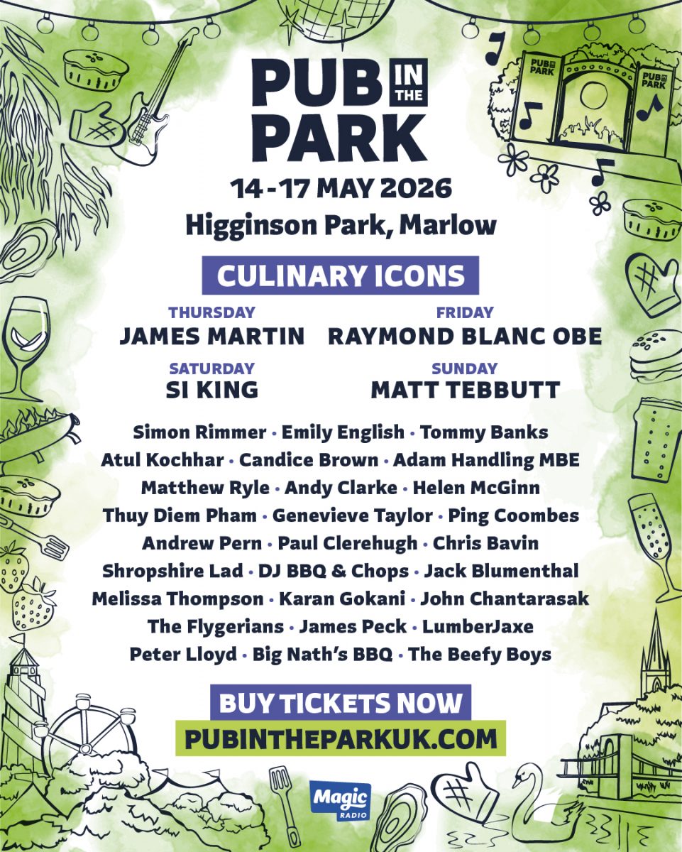 Pub in the Park 2026 - Line-up announced - My Marlow